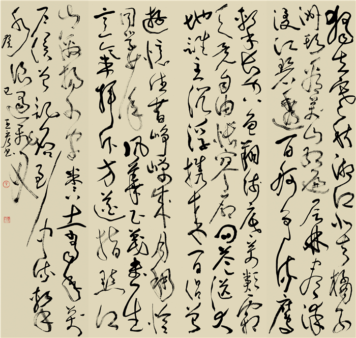 王宏作品欣赏丨毛泽东词《沁园春·雪》 - 作品欣赏 - 王宏专题 - 华声在线专题